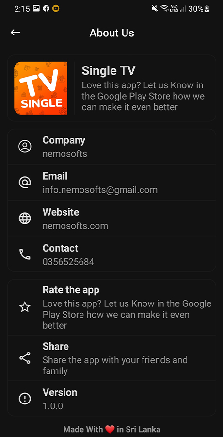 Android TV Channel - Single TV Live Streaming App by nemosofts | CodeCanyon