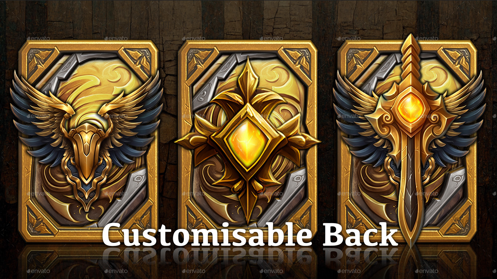 TCG Card Template - Volume 3, Game Assets | GraphicRiver