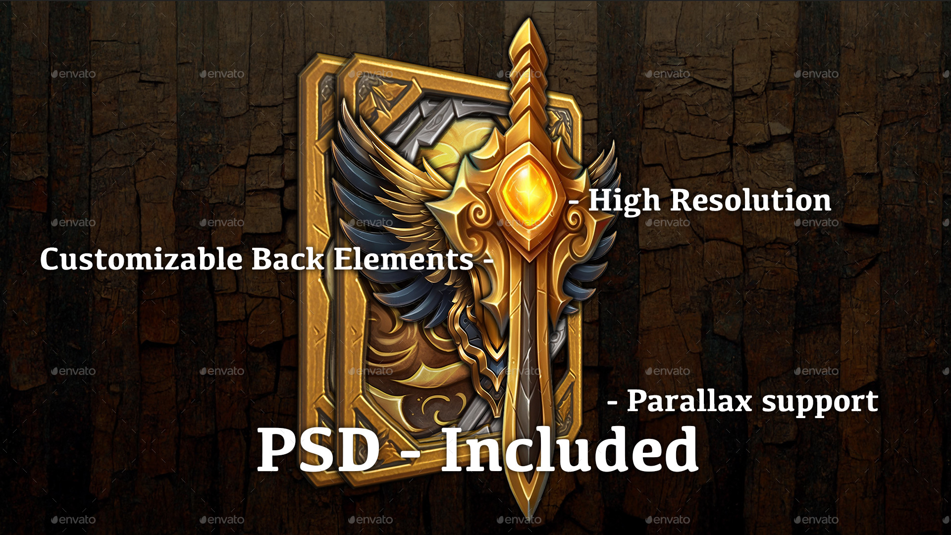 TCG Card Template - Volume 3, Game Assets | GraphicRiver