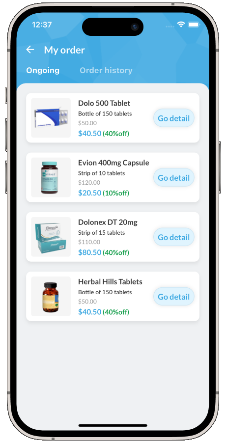 Online Medicine Ordering App Template in Flutter | 2 Apps | User App ...