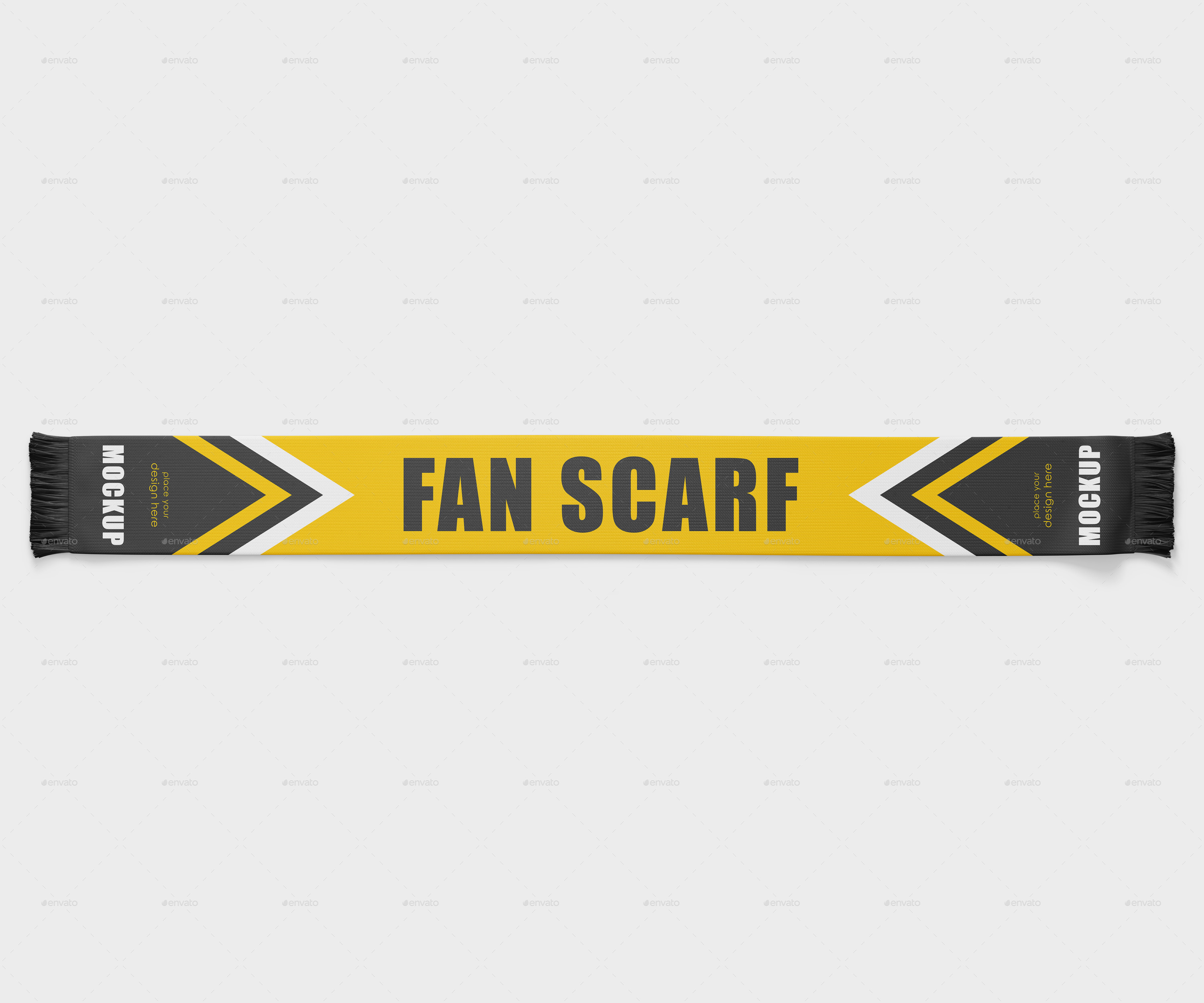 Fan Scarf Mockup Set, Graphics | GraphicRiver