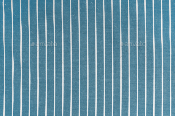 Blue White Striped Fabric Texture Background With Copy Space Stock ...