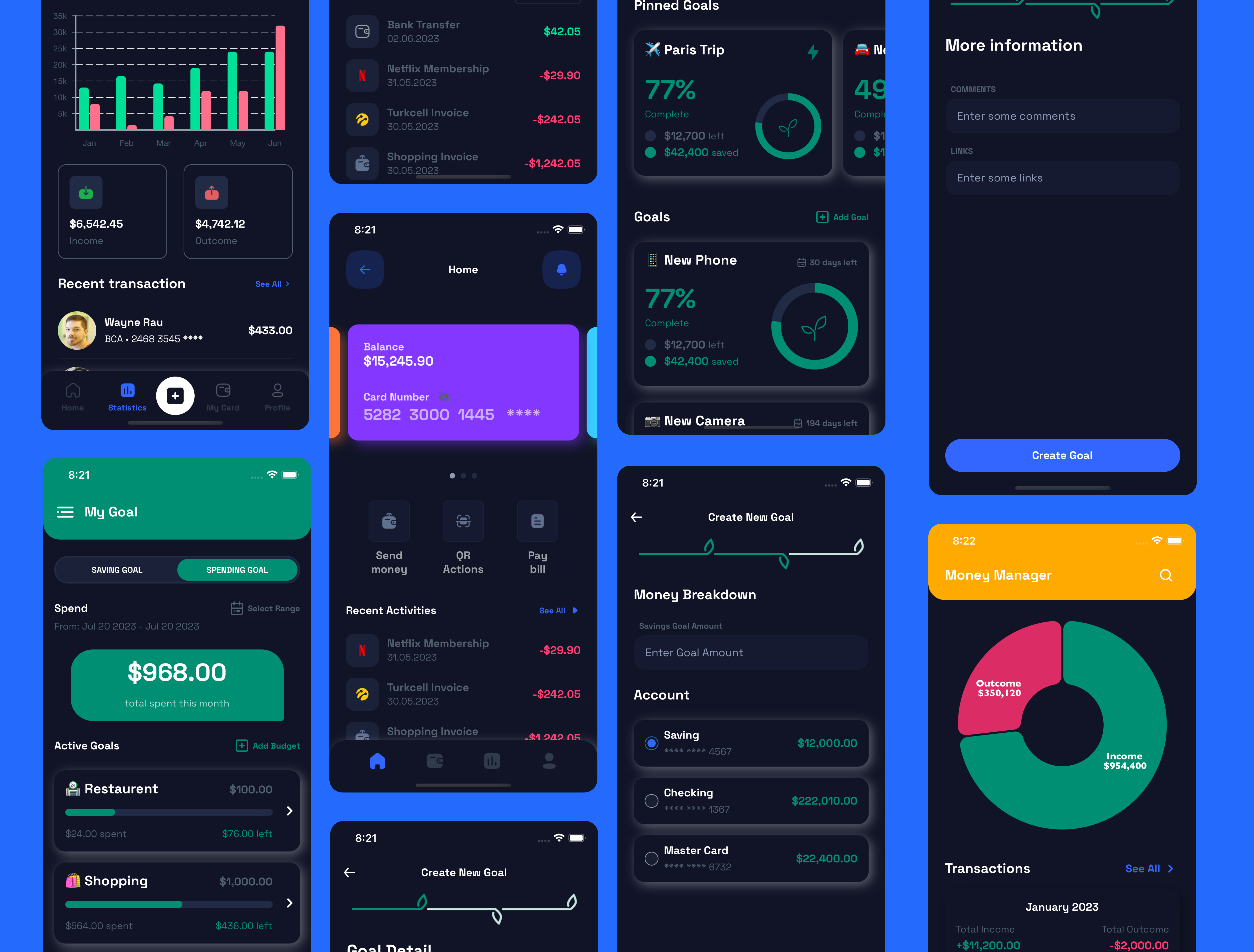 Ezcode - (20+ screen ) Finance React Native Template App by BrightTeam