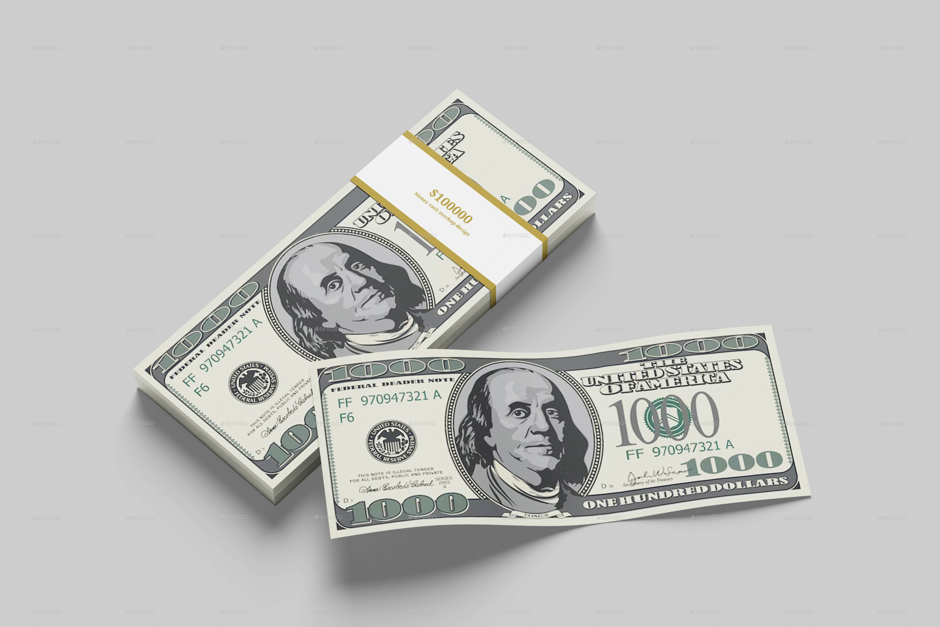 Money Cash Mockup, Graphics | GraphicRiver