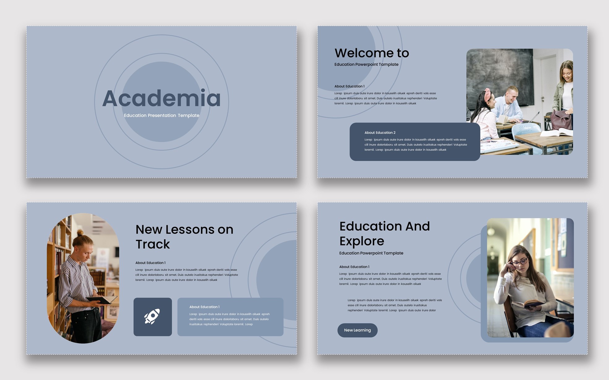 Academia - Education PowerPoint Template, Presentation Templates ...