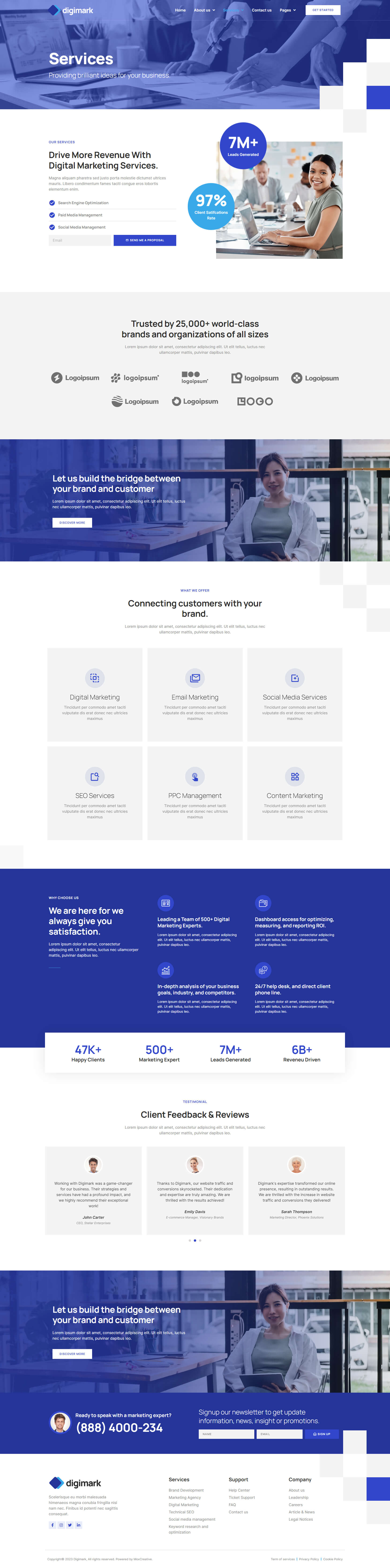 Digimark - Digital Marketing Agency Elementor Pro Template Kit by ...