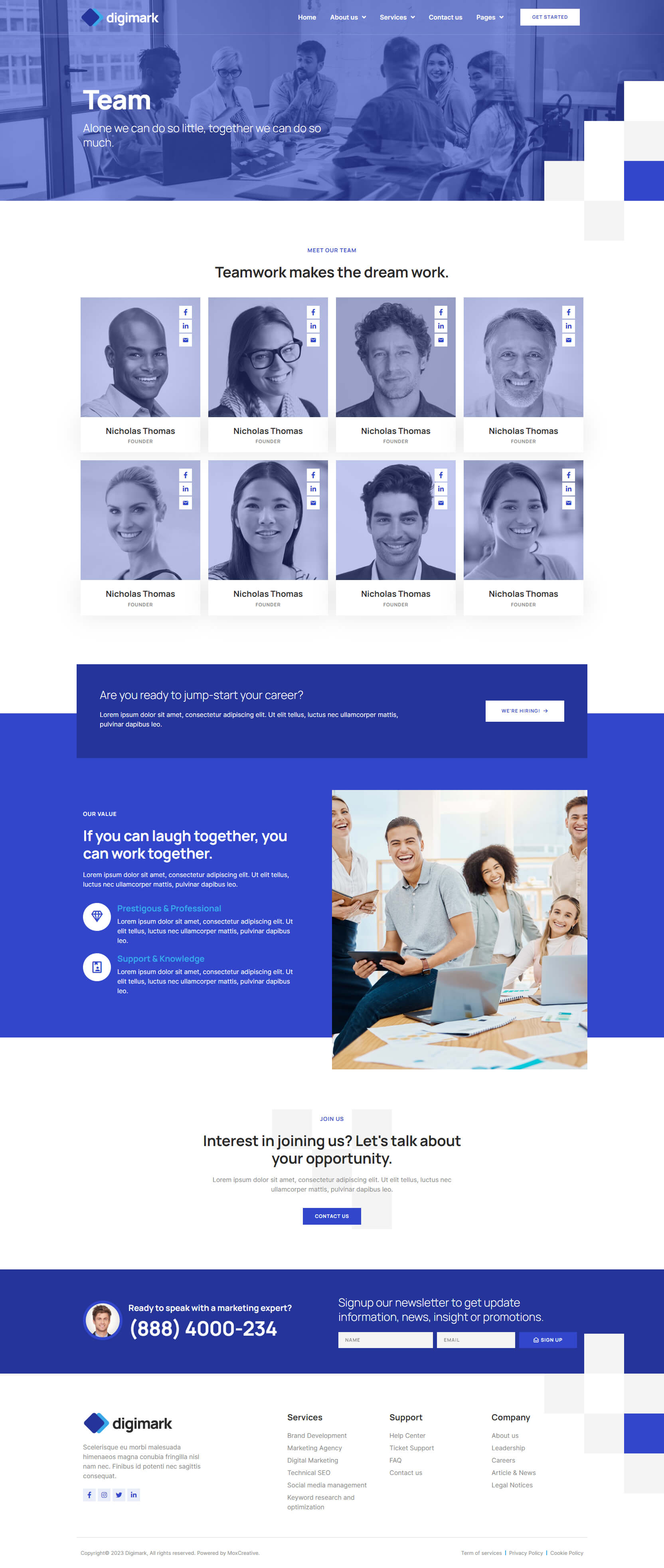 Digimark - Digital Marketing Agency Elementor Pro Template Kit by ...