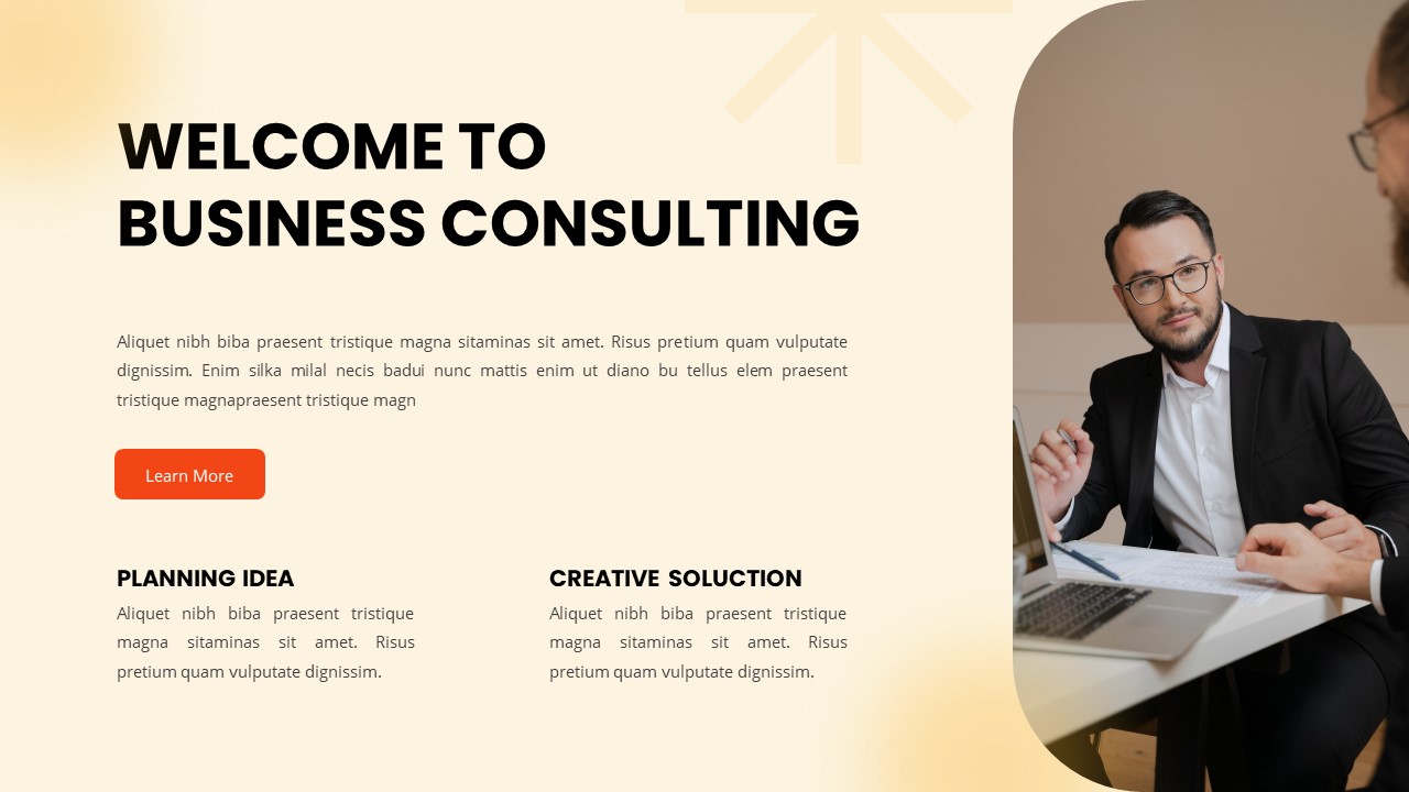 Business Consultant PowerPoint Template, Presentation Templates ...