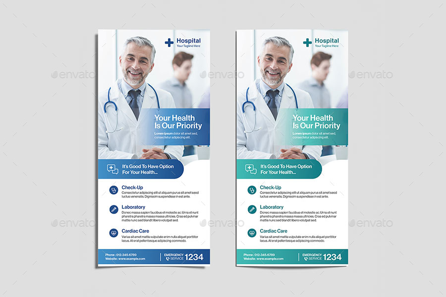 Medical / Hospital Templates Set, Print Templates | GraphicRiver