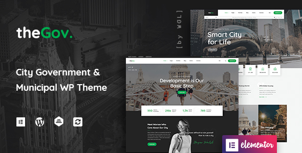 TheGov - Municipal and Government WordPress Theme by WebGeniusLab