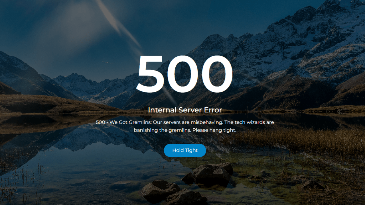 TechError - Error Page HTML Template by Techzaa | CodeCanyon