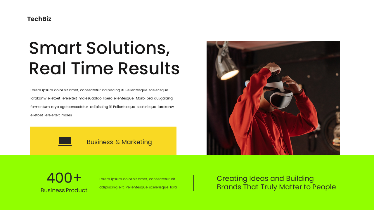 TechBiz -Technology Business Presentation, Presentation Templates ...
