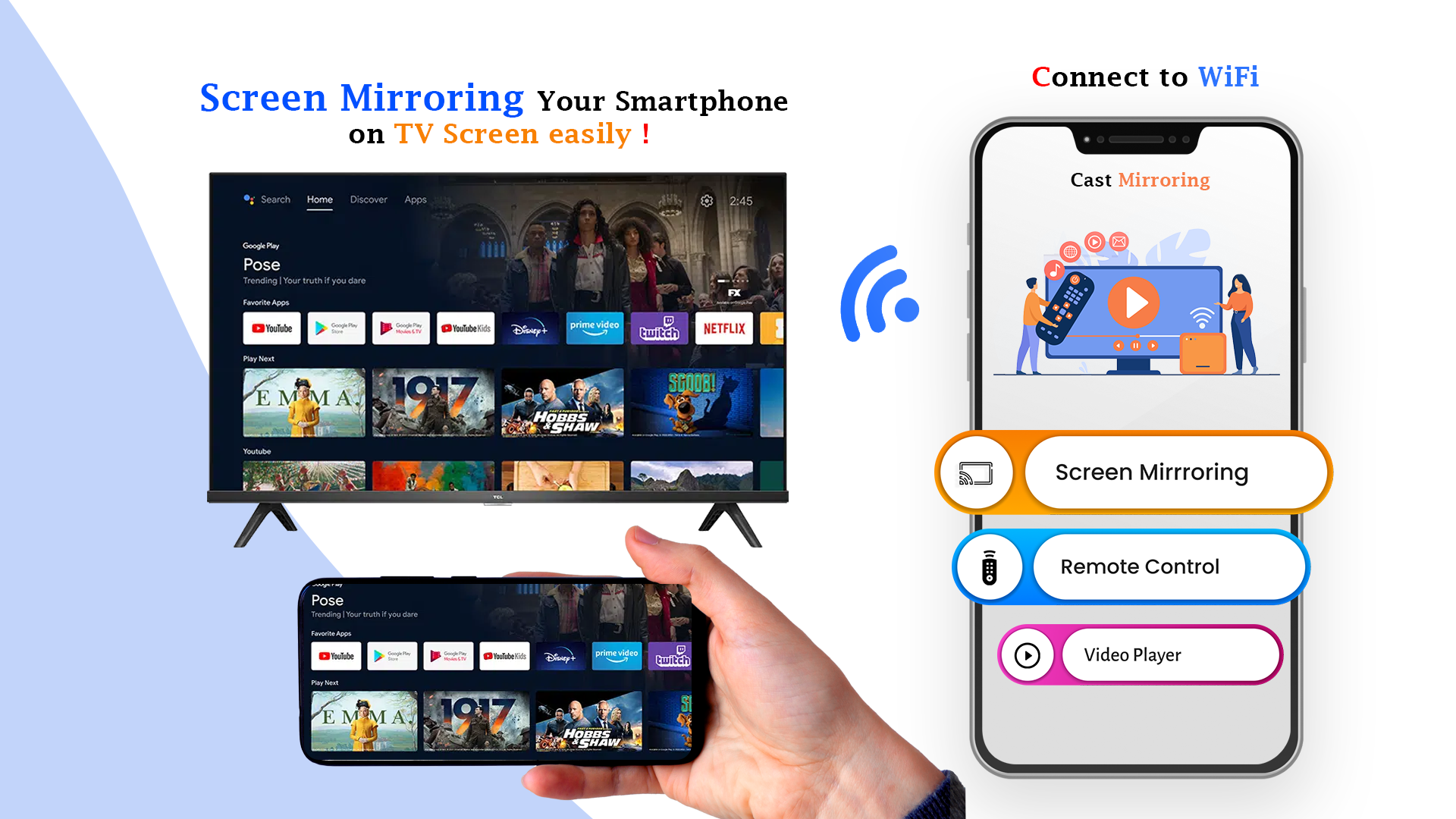 Cast to TV : Screen Mirroring App by vora_harikrushna | CodeCanyon
