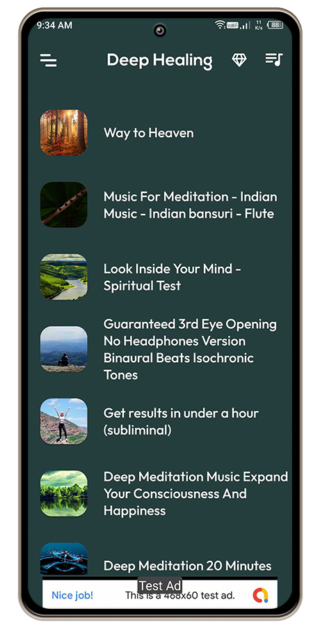 Meditation Relax Android App With PHP Admin Panel / Online Music App With PHP Admin Panel by ...