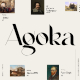 Agoka Modern Classic Typeface, Fonts | GraphicRiver