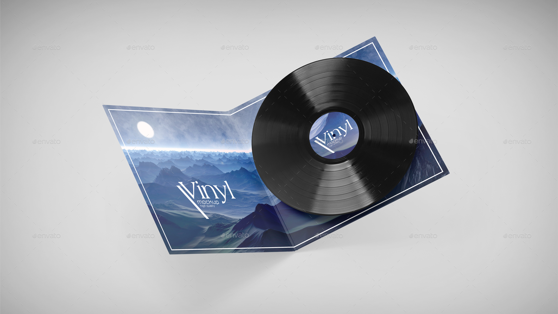 Vinyl Packaging Mockup, Graphics | GraphicRiver