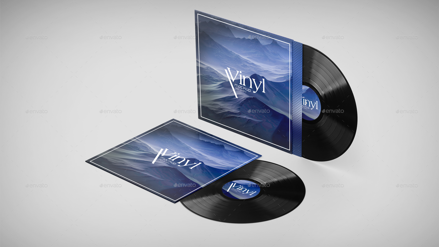 Vinyl Packaging Mockup, Graphics | GraphicRiver