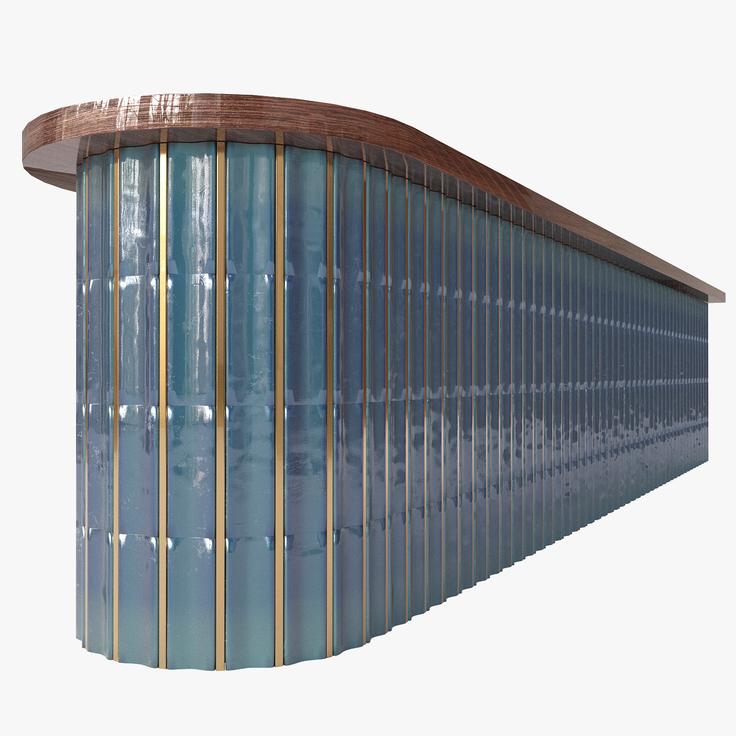 Modern Artdeco Bar Counter 3D Model by Derssy | 3DOcean