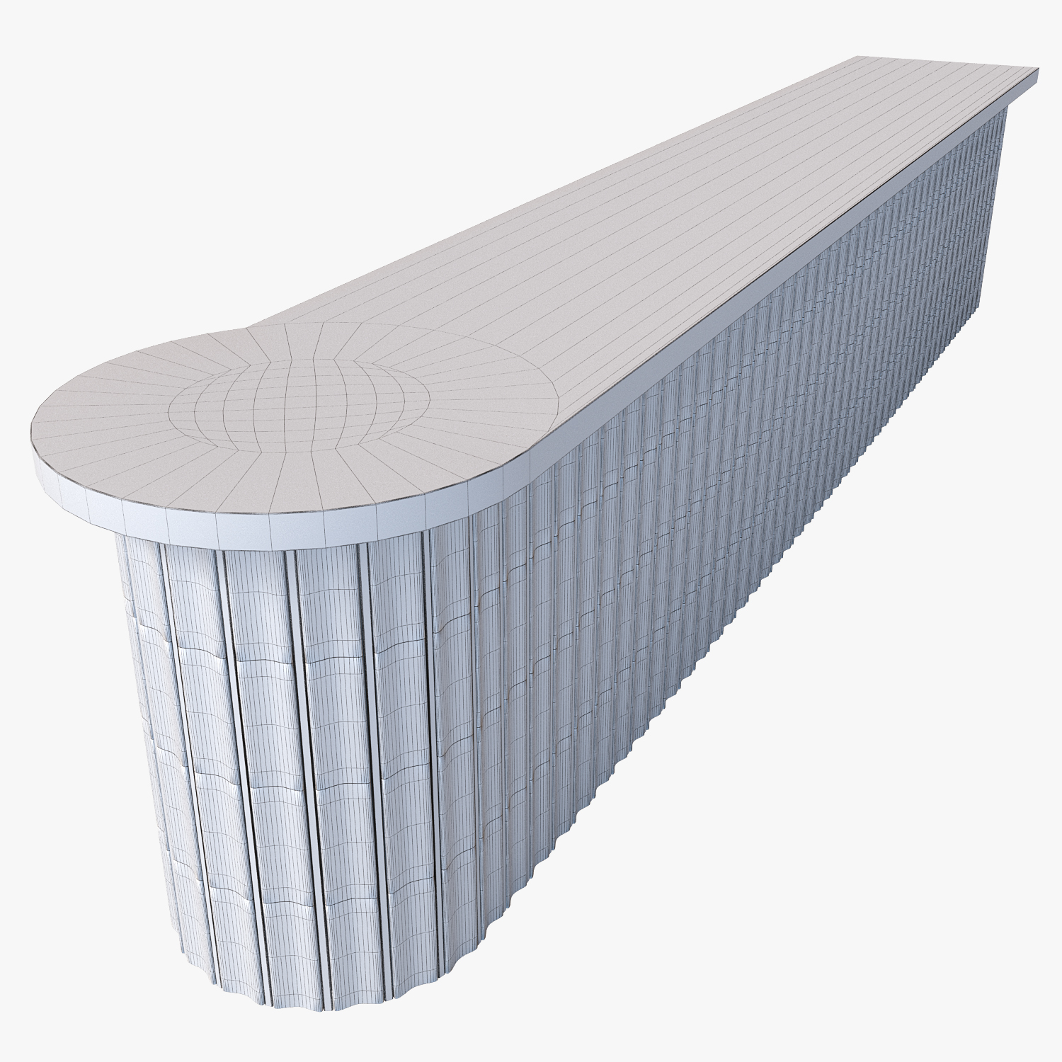 Modern Artdeco Bar Counter 3D Model by Derssy | 3DOcean