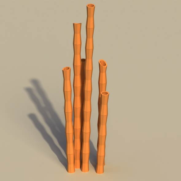 Low Poly Bamboo Trees by berkerdag | 3DOcean