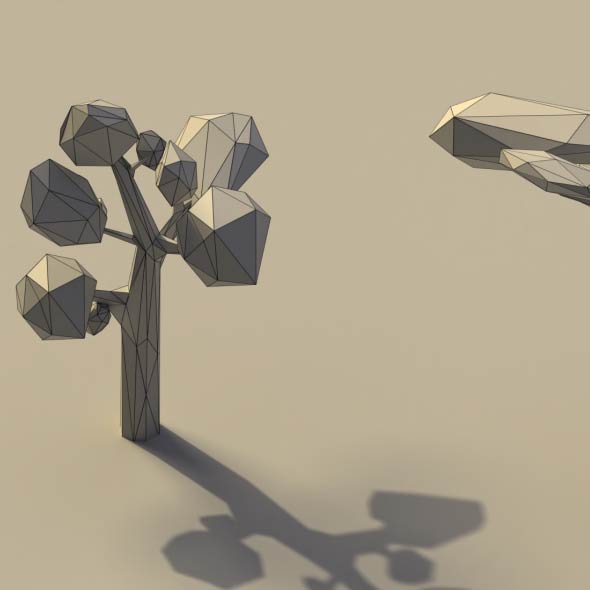 Low Poly Cherry Trees by berkerdag | 3DOcean