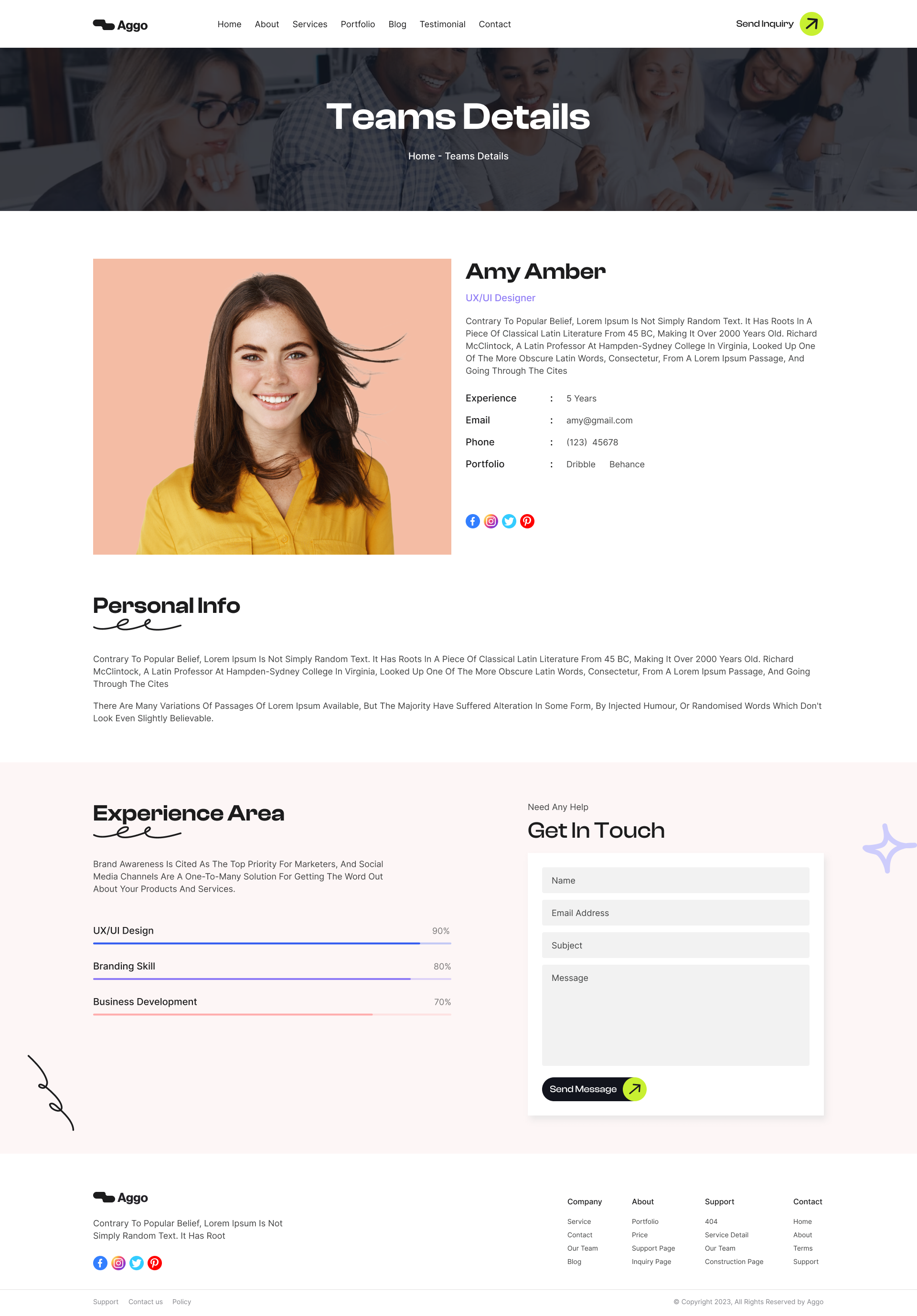 Aggo - Agency Figma Templates by TigerSoftTheme | ThemeForest