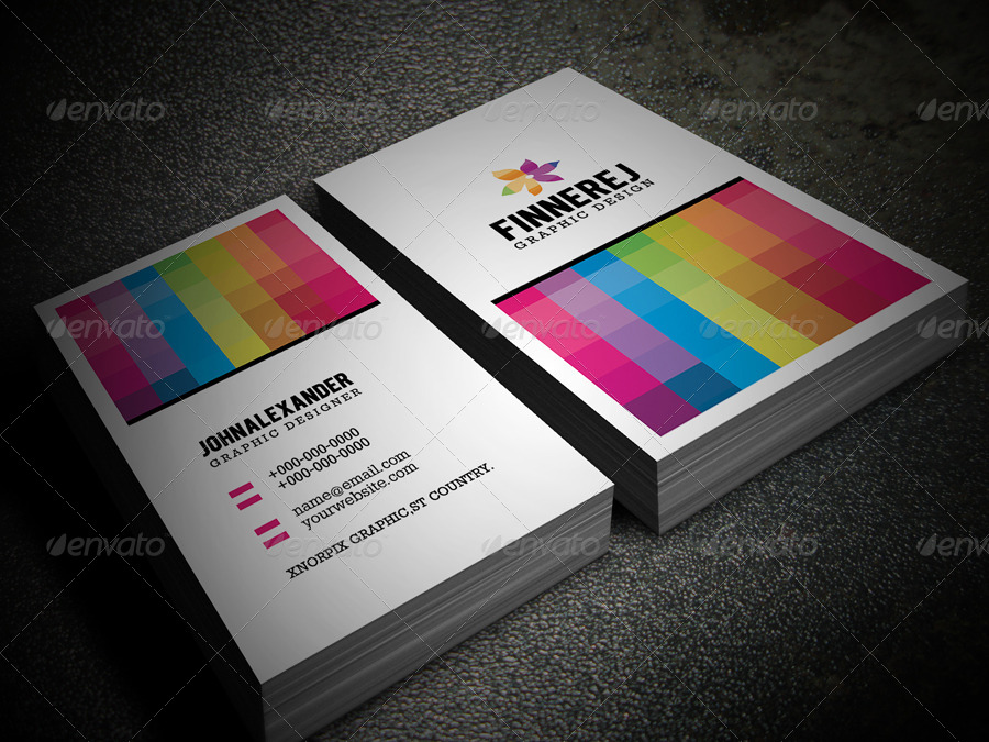 Color Business Card, Print Templates | GraphicRiver