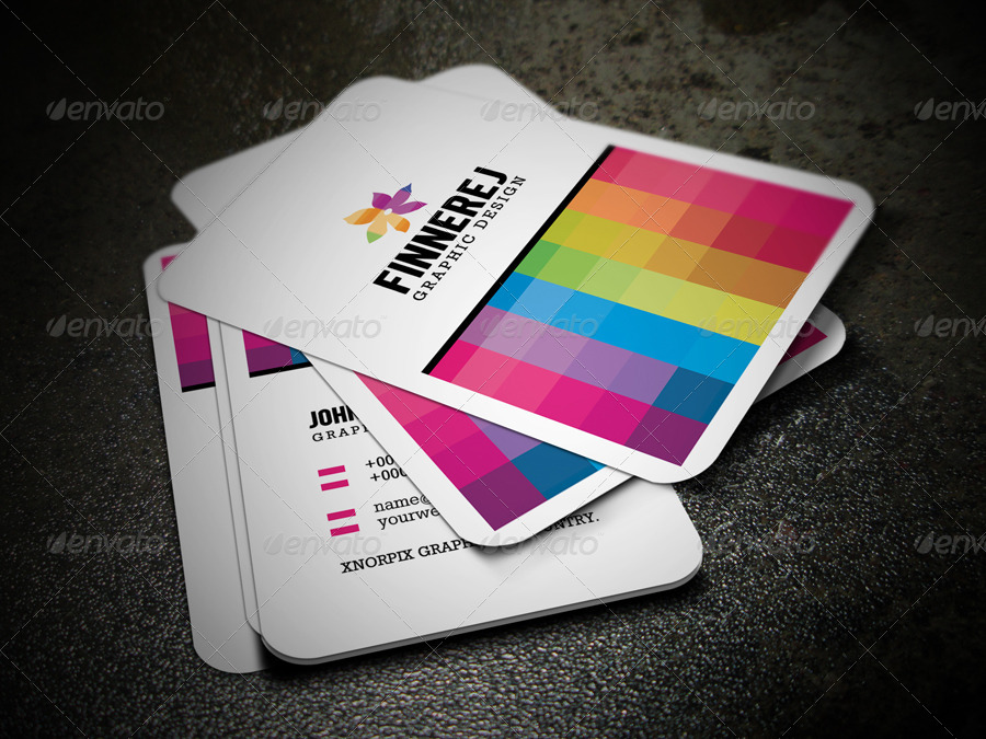 Color Business Card, Print Templates | GraphicRiver