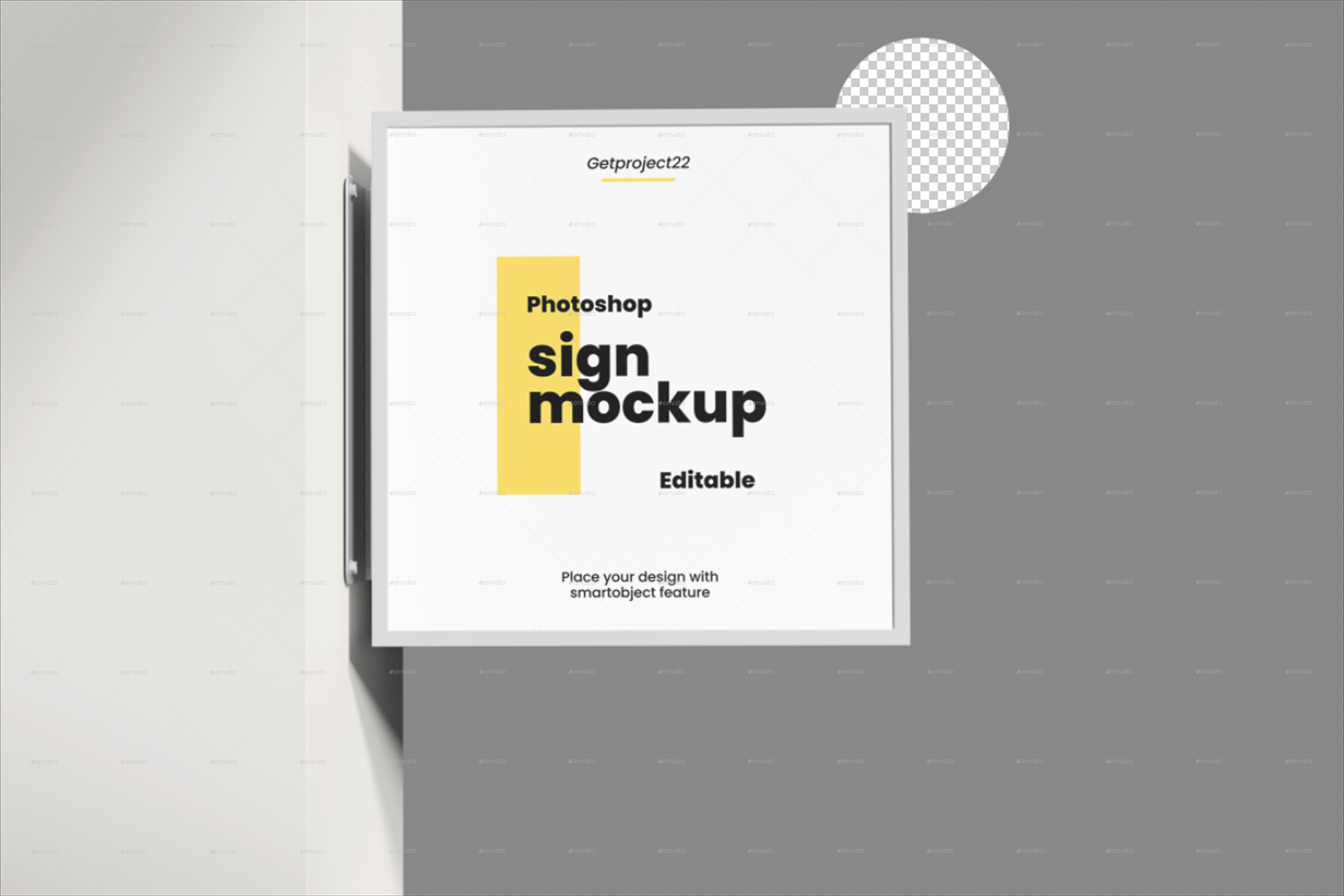 Sign Board Mockup, Graphics | GraphicRiver