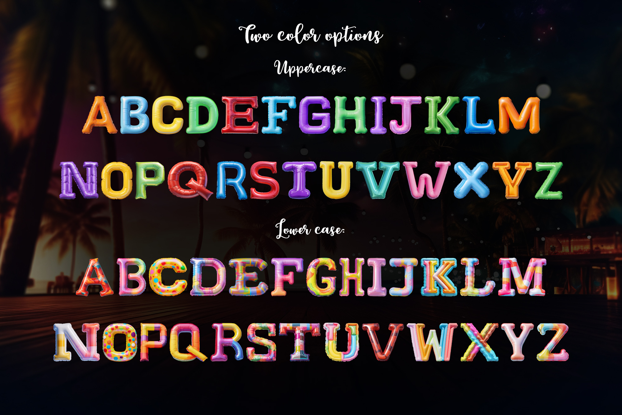 Summer In Pool, Fonts | GraphicRiver