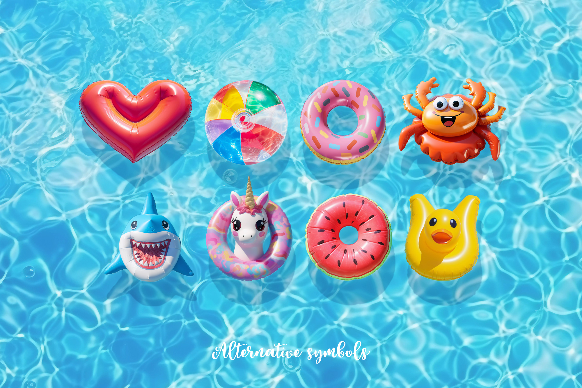 Summer In Pool, Fonts | GraphicRiver