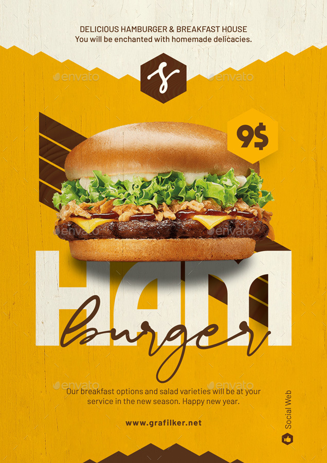 Burger House Bundle Templates, Print Templates | GraphicRiver