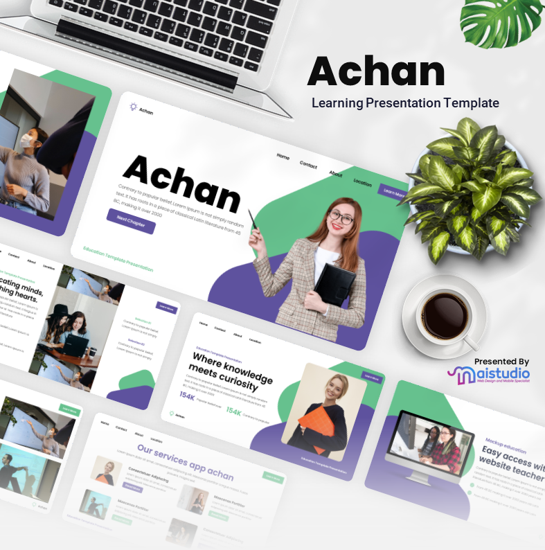 Archan - Education and Learning Google Slides Template, Presentation ...