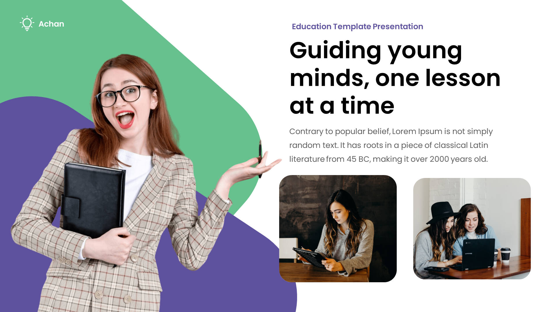 Archan - Education and Learning Keynote Template, Presentation Templates