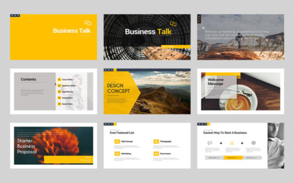 Business Talk PowerPoint Templates, Presentation Templates | GraphicRiver