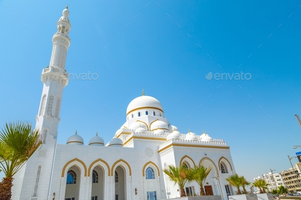 Sheikh Rashid Bin Mohammed Mosque Stock Photo by collab_media | PhotoDune