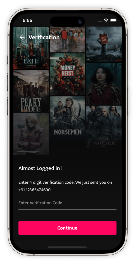 Movie Series Video Streaming App Template in React Native CLI | NetFlix Clone Template by ...