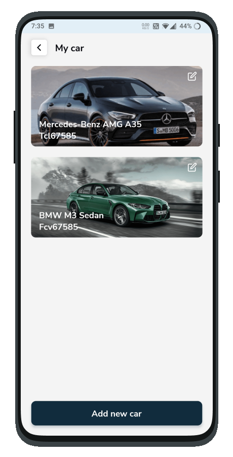 Car Service Appointment Booking App Template in React Native | Multi Language | SuperShine by ...