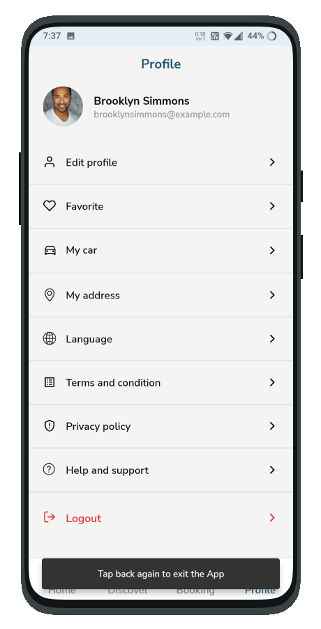 Car Service Appointment Booking App Template in React Native | Multi ...