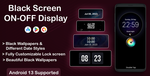 Black Screen ON OFF Display - Always on Display - Play Video in Background - Amoled Lock Screen ...