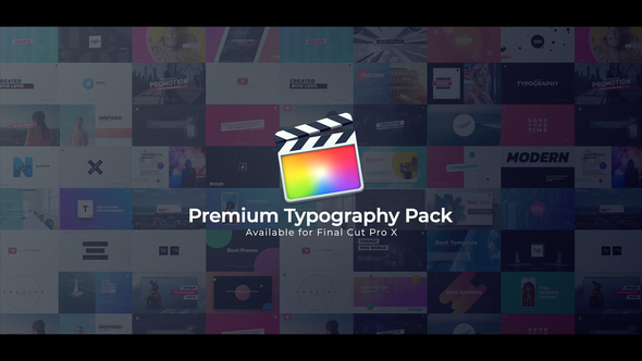 Typography Pack | FCPX, Apple Motion Templates | VideoHive