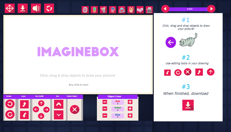 ImagineBOX - Drawing and Kid game - HTML5 - Construct 3 - C3 by N2k_studio