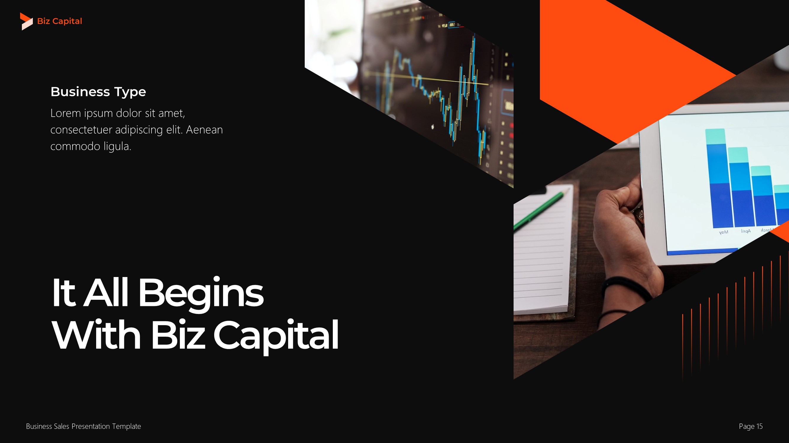 Biz Capital Business Sales Presentation PowerPoint Template ...