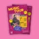 Music Tour Flyer, Print Templates | GraphicRiver
