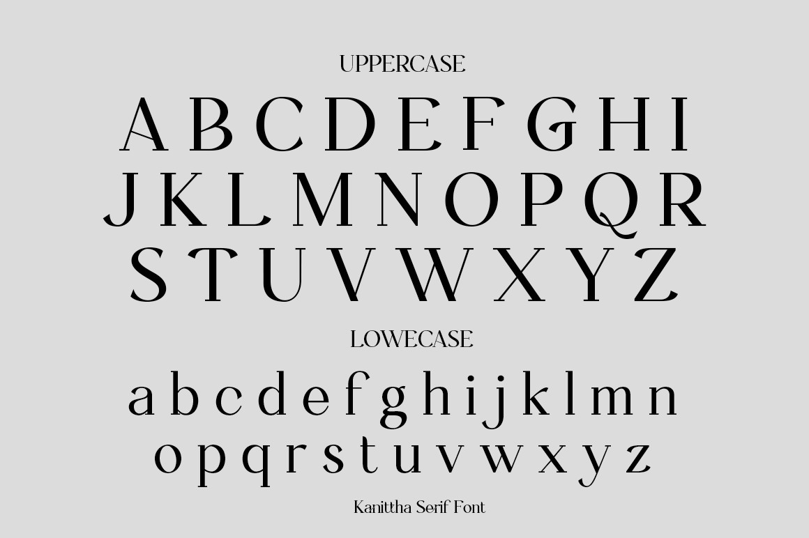 Kanittha, Fonts | GraphicRiver