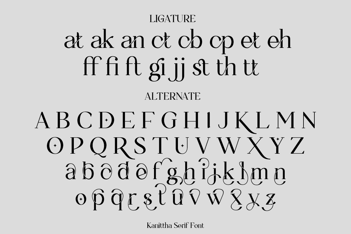Kanittha, Fonts | GraphicRiver