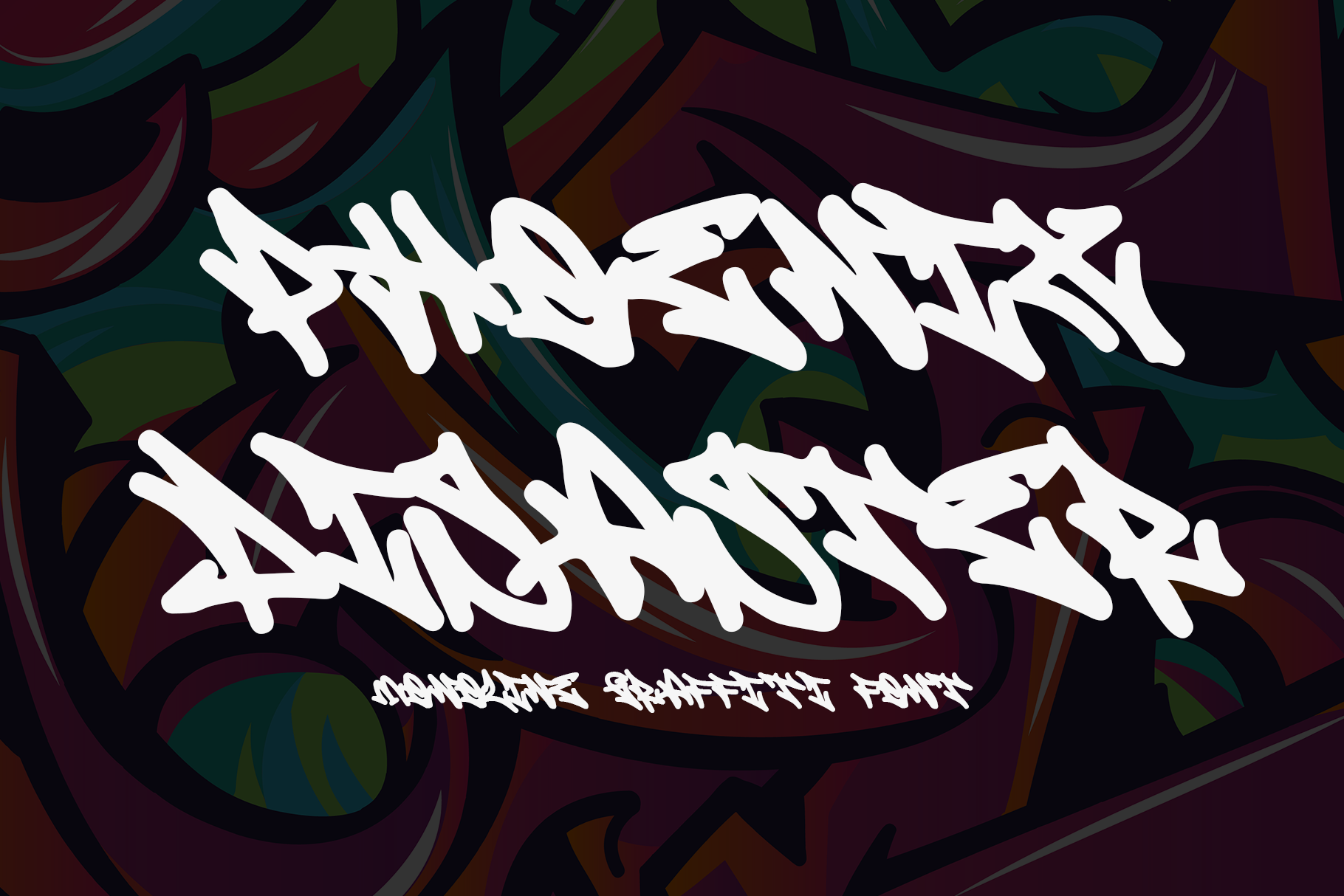 Phoenix Disaster - Monoline Graffiti Font, Fonts | GraphicRiver