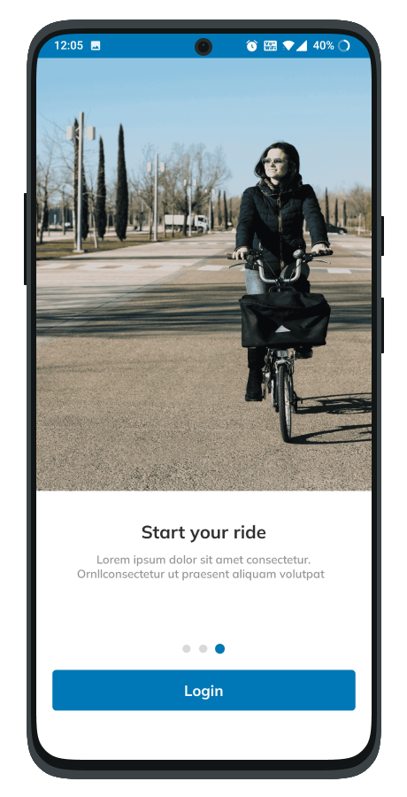 Bicycle Rental App Template in React Native | CityRider | Multi ...
