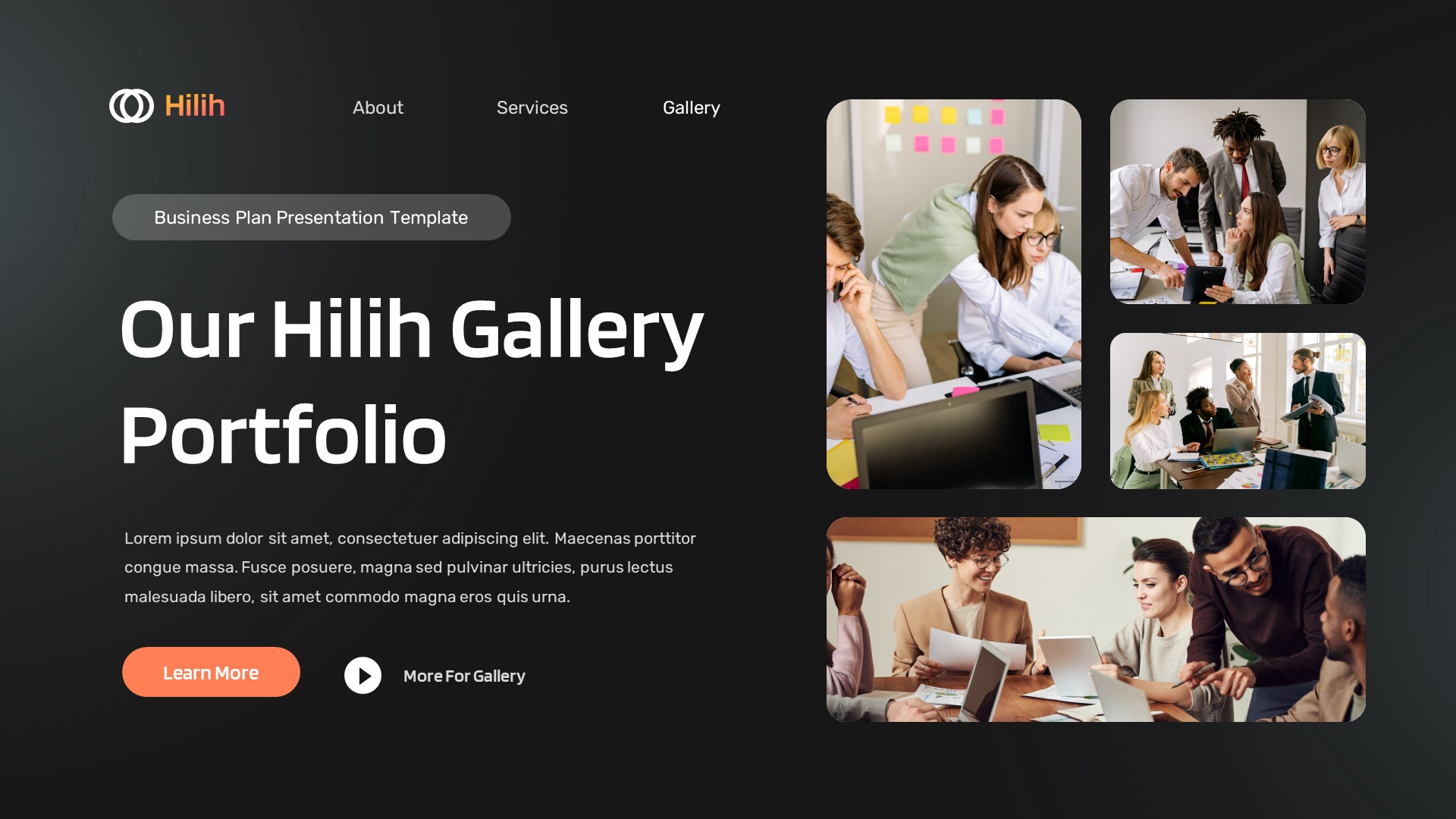 Hilih - Business Plan Powerpoint Template, Presentation Templates ...