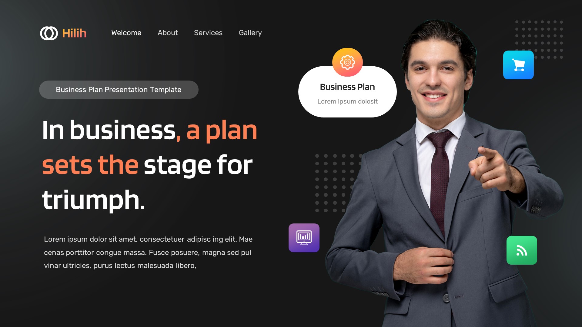 Hilih - Business Plan Keynote Template, Presentation Templates ...